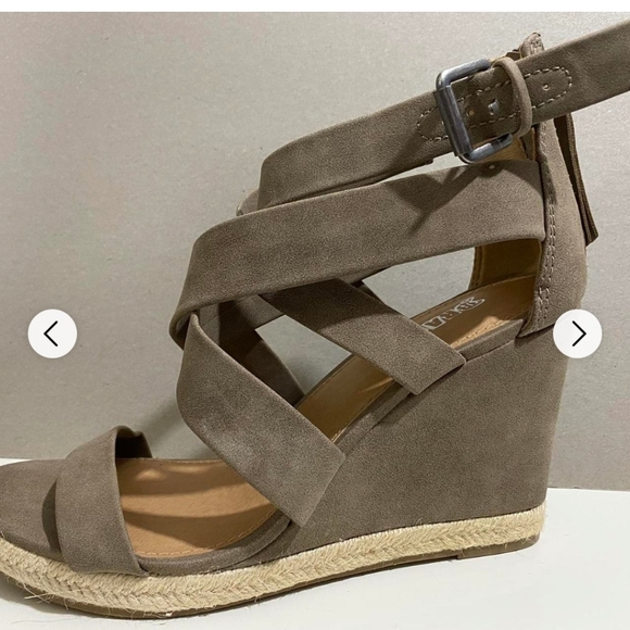 Brash | Shoes | Brash Wedge Espadrille Khaki Color Size 1 | Poshmark